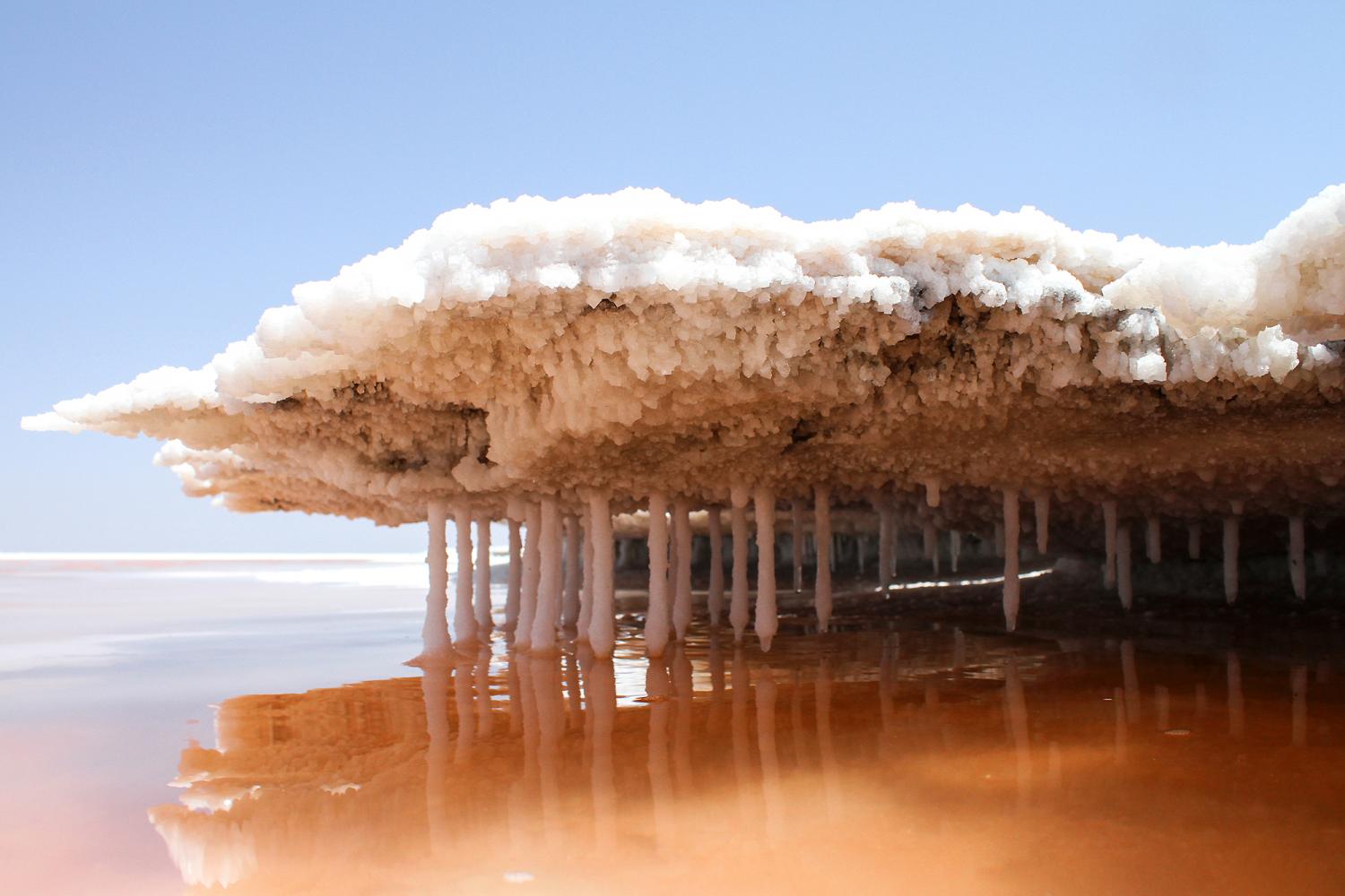 Iran | Blood-red face of Urmia lake | Ali Abbaspour | SocialDocumentary.net